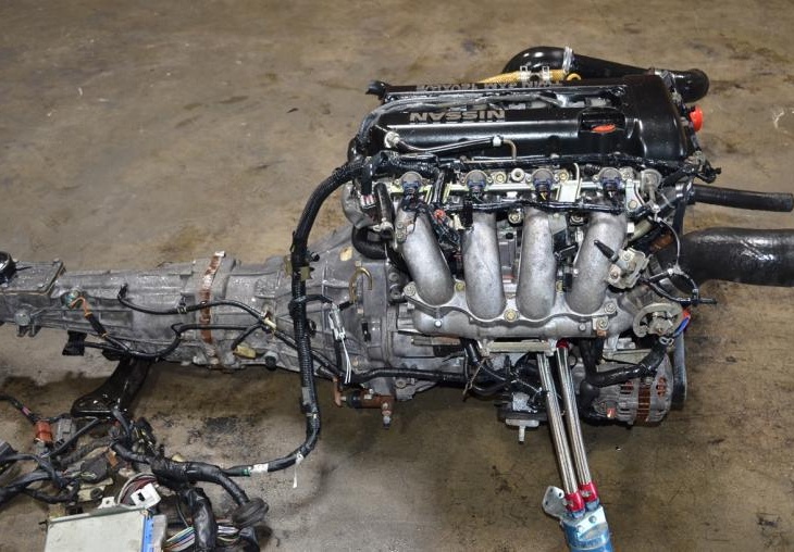 JDM NISSAN SR20DET BLACK TOP S13 FULL SWAP 2.0L TURBO 5 SPEED TRANS ECU ...