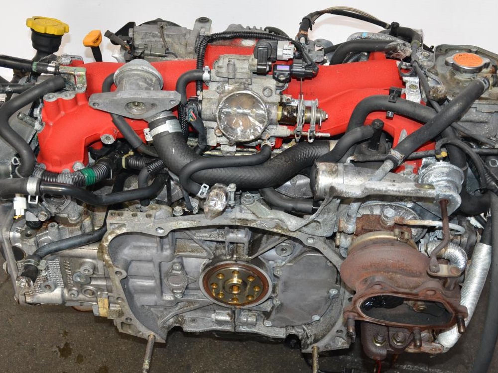 JDM SUBARU WRX STI EJ207 V7 ENGINE ONLY VF30 SINGLE SCROLL STI ENGINE ...